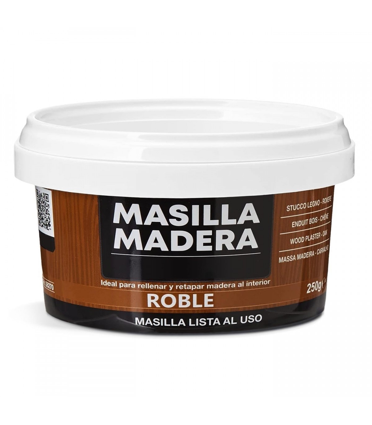 Masilla para Madera para Rellenar y Tapar Madera, 250g, Lista para Usar ...